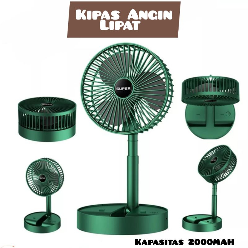 Jual Kipas Angin Lipat/Kipas Angin Portable USB Charger/Kipas Angin ...