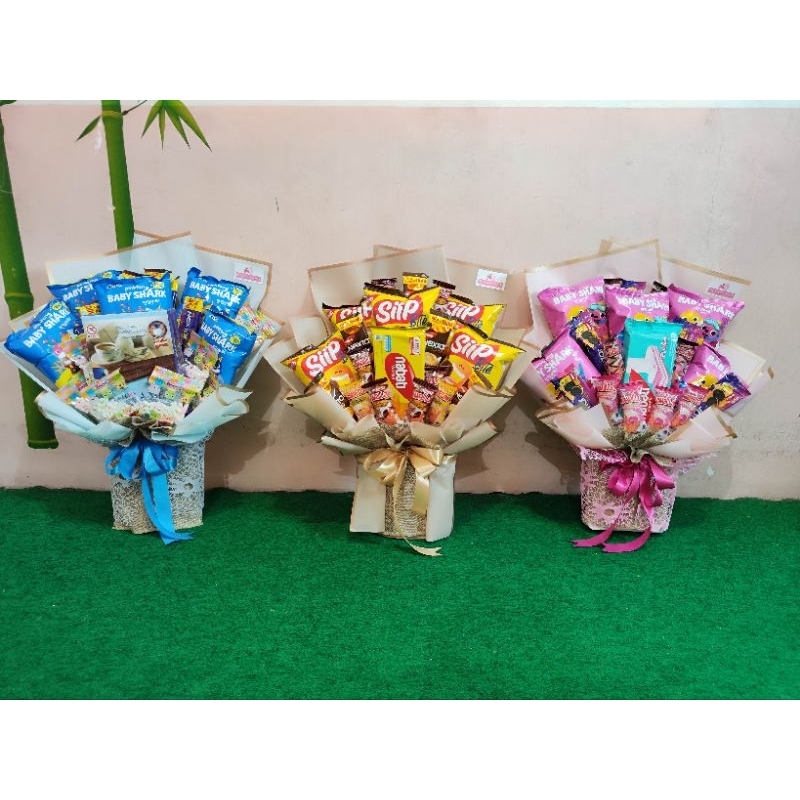 Jual buket snack besar buket jajan besar buket jajan murah | Shopee ...