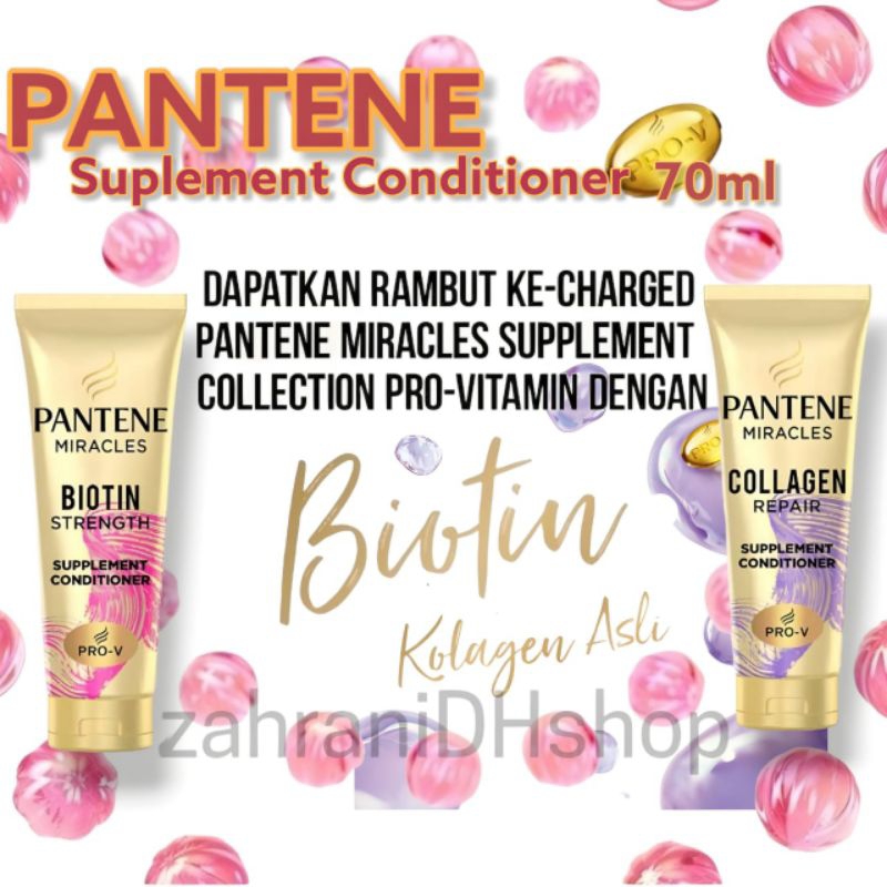 Jual PANTENE Suplement Conditioner 70ml | Shopee Indonesia