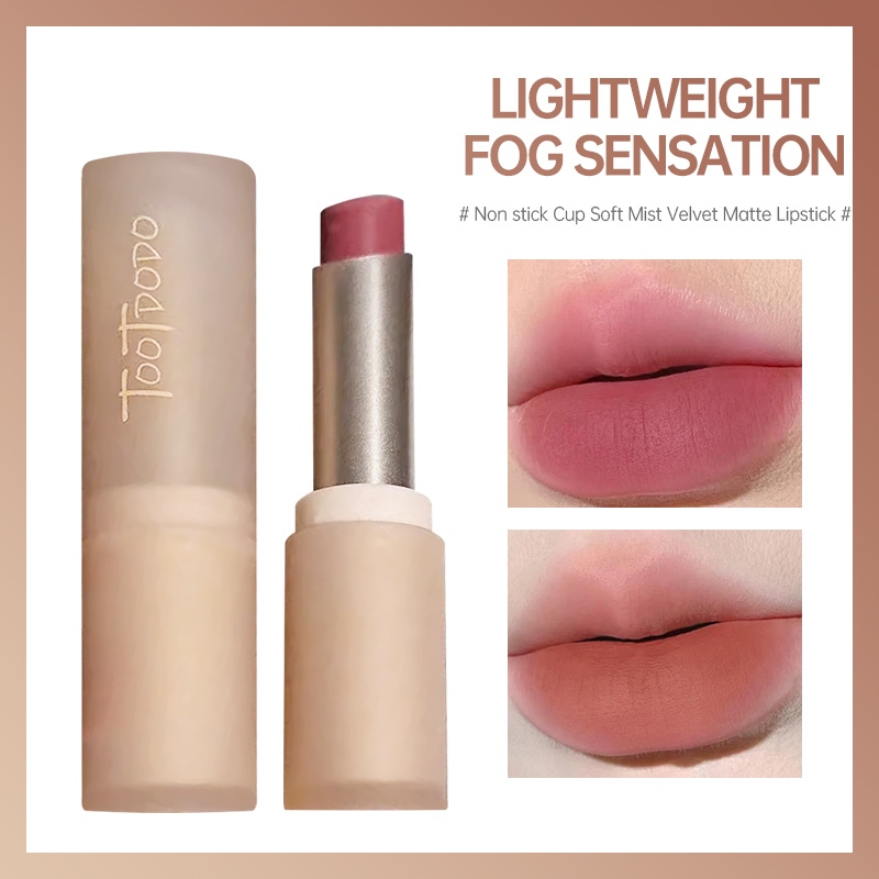 Jual 【COD】Toot Dodo Lipstik Matte Velvet Lipstik Nude Lipstik Cangkir ...