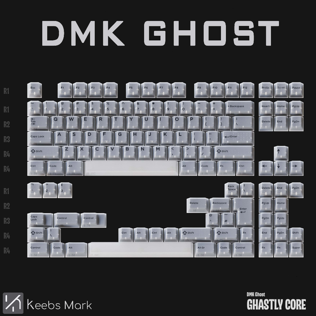 Jual Domikey / DMK Ghost Keycaps | Shopee Indonesia