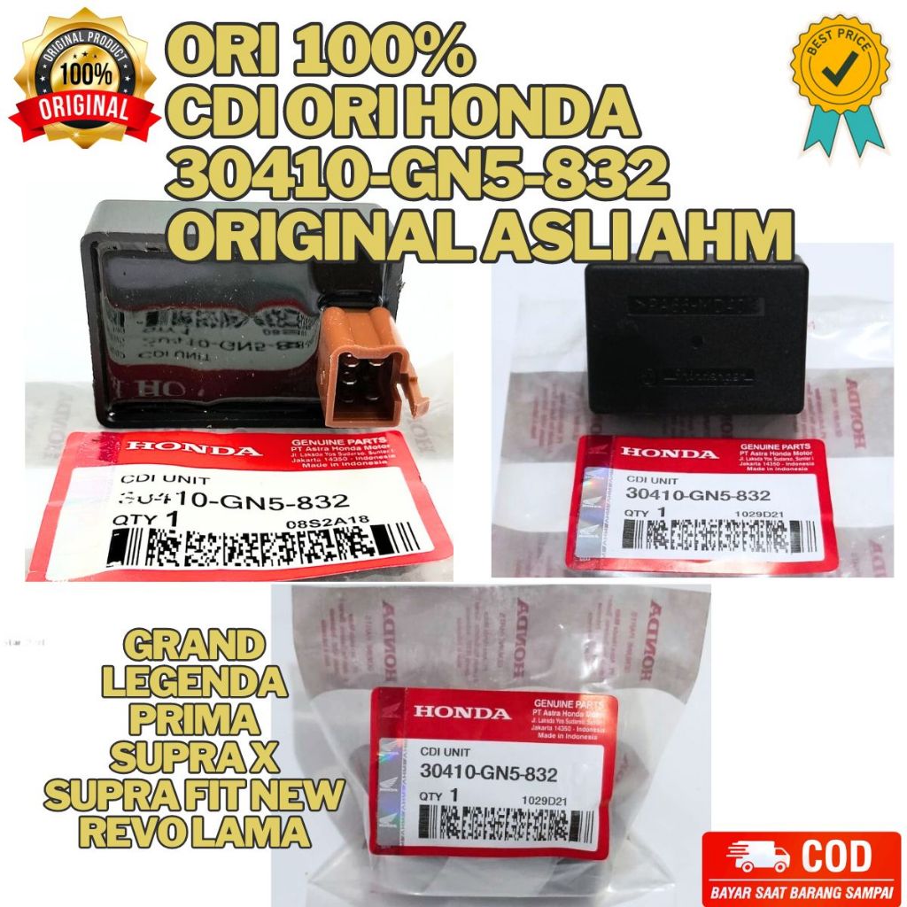 Jual ORIGINAL CDI UNIT HONDA {GRAN / SUPRA /LEGENDA / CDI ORI HONDA ...