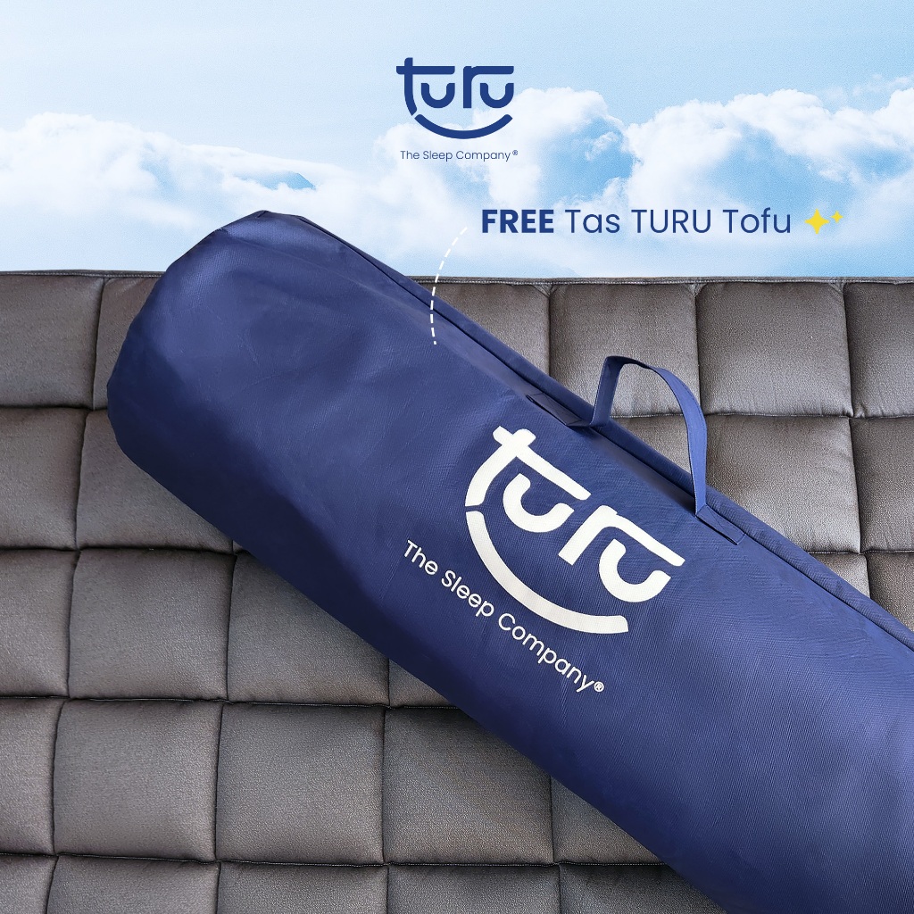Jual TURU Tofu Kasur Lantai Gulung Premium / Travel Bed Premium ...