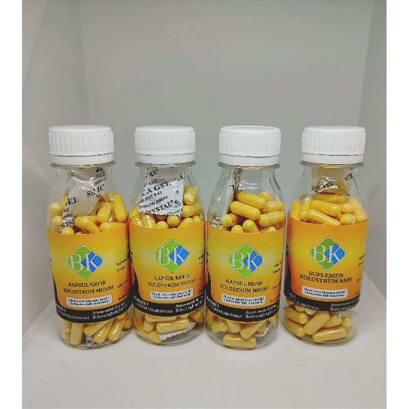 Jual BK-KEFIR KOLOSTRUM KAPSUL PROSES DINGIN/100 KAPSUL (50G) | Shopee Indonesia
