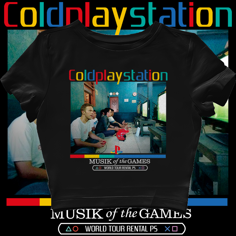 Jual CROP TOP COLDPLAY Plesetan COLDPLAYSTATION | Band Metal Musik rock ...