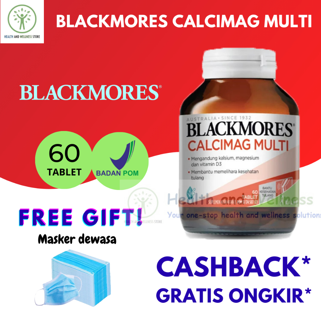 Jual Blackmores Calcimag Multi 60 Tablet | Shopee Indonesia