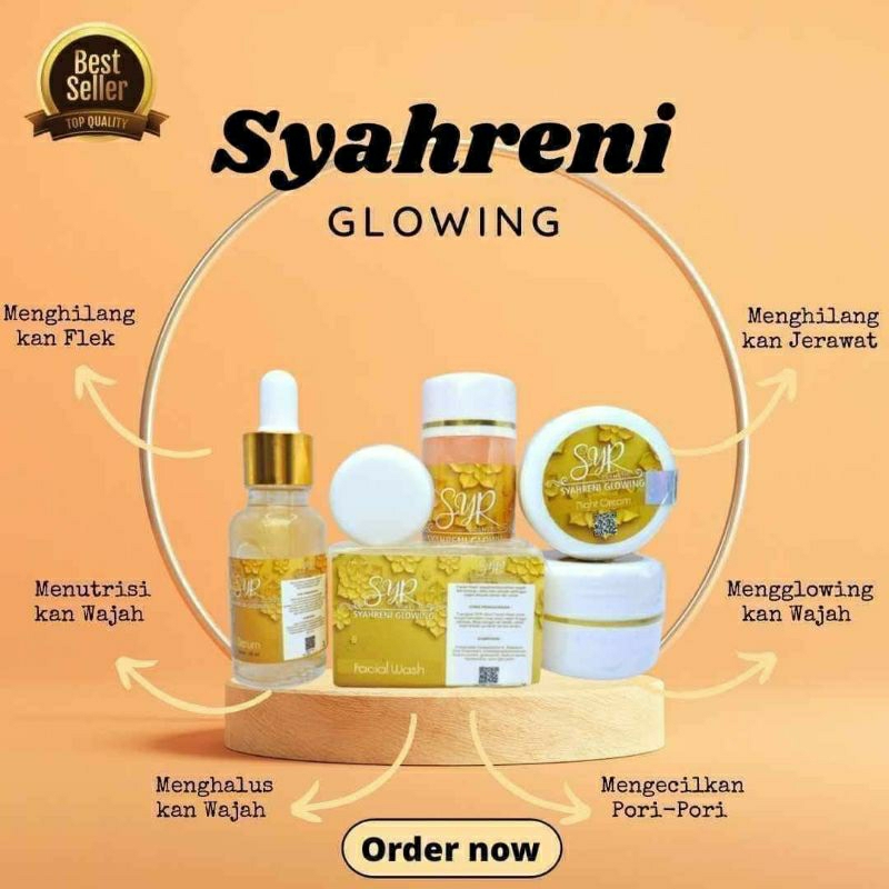 Jual (COD) BPOM Paket Lengkap syr glowing Skincare Syahreni Glowing ...