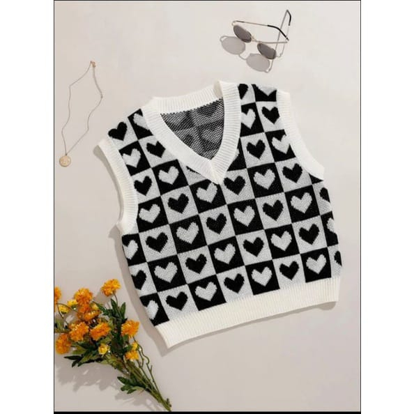 Jual Rompi Rajut Komputer Wanita Lovly#Rompi Crop#sweater wanita ...