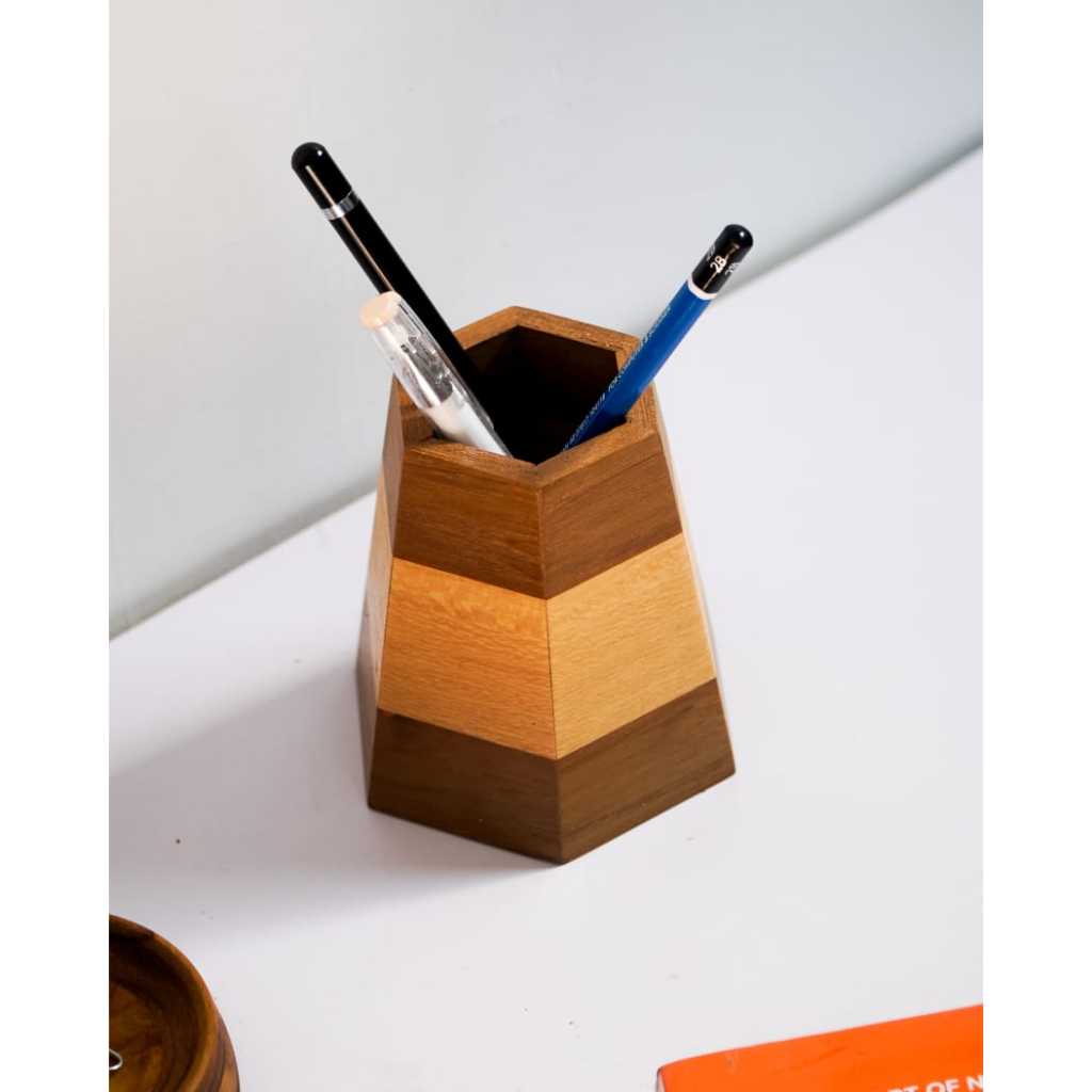 Jual Tempat pensil kayu / Tempat pensil kayu aesthetic / Kotak ...