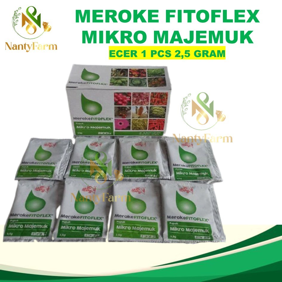 Jual Pupuk Mikro Majemuk Meroke Fitoflex 2,5 gram Kemasan Asli Pabrik ...