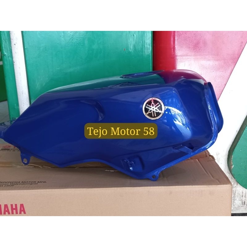 Jual TANGKI KOTAK SCORPIO G BIRU POLOS ASLI ORIGINAL | Shopee Indonesia