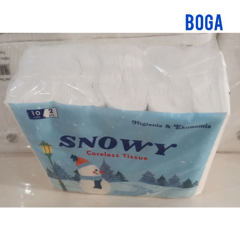 Jual Tissue Snowy corelles 1 pack isi 10 roll/tisu toilet embos ...