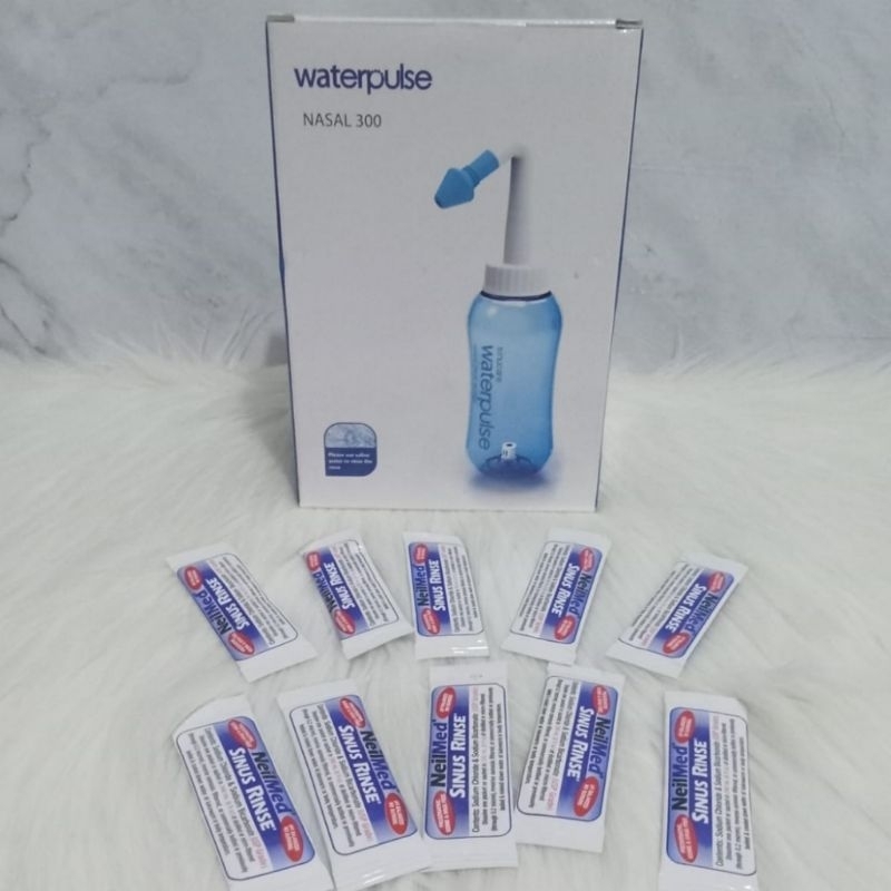 Jual Neilmed sinus rinse 10 sachet + botol/ paket neilmed dan botol ...