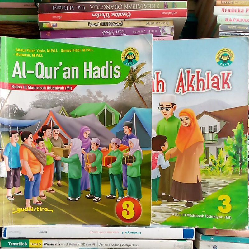 Jual Al-Qur'an Hadis, Akidah Akhlak, Madrasah Ibtidaiyah, MI Kelas 3. Kurikulum Madrasah 2019 ...