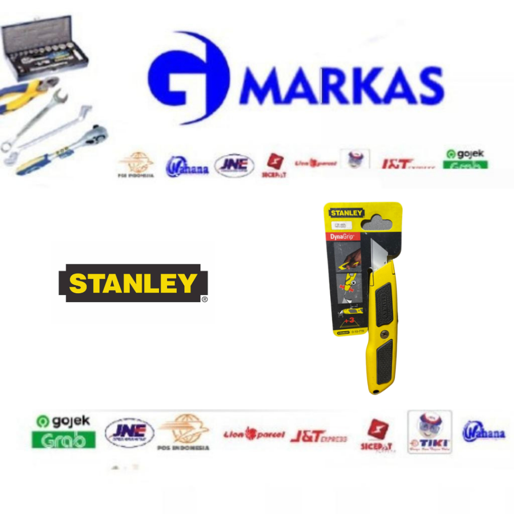 Jual Stanley DynaGrip Retractable Utility Knife 10-779 | Shopee Indonesia