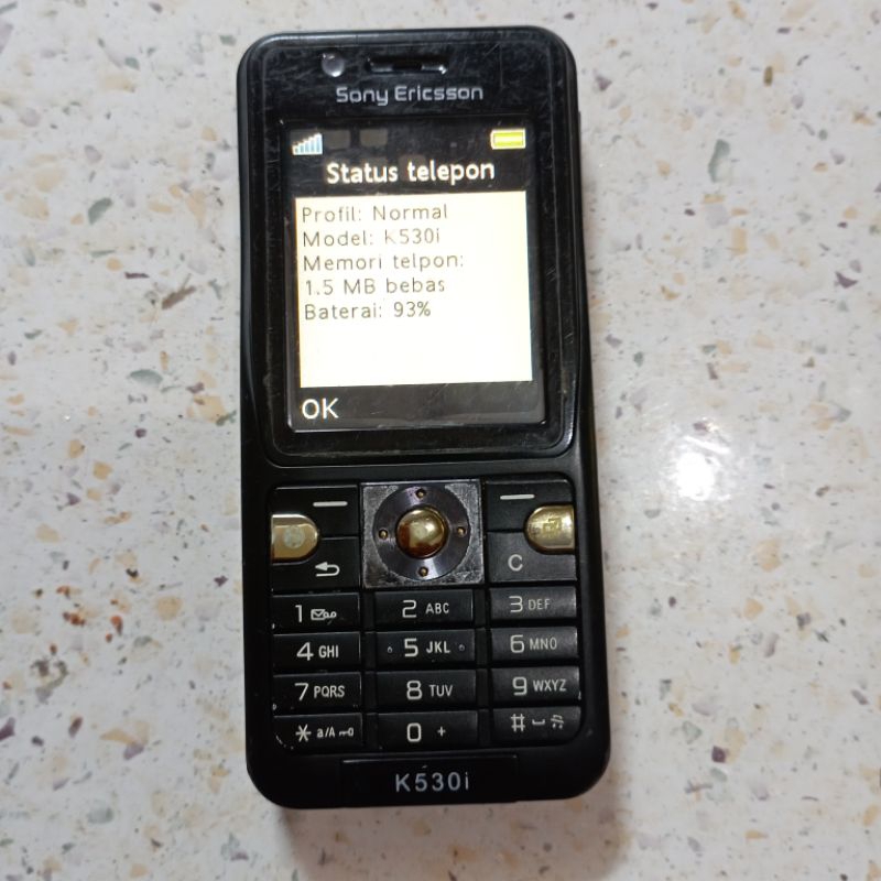 Jual handphone Sony Ericsson K530i normal siap pakai | Shopee Indonesia
