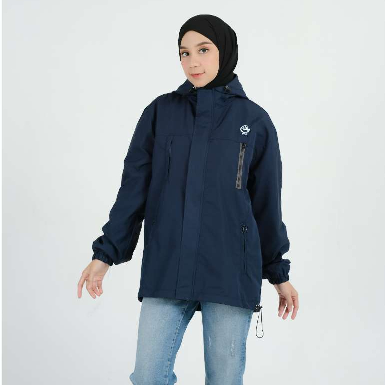 Jual Jaket Parasut Wanita Waterproof Model Elbrus Big size M L XL XXL ...