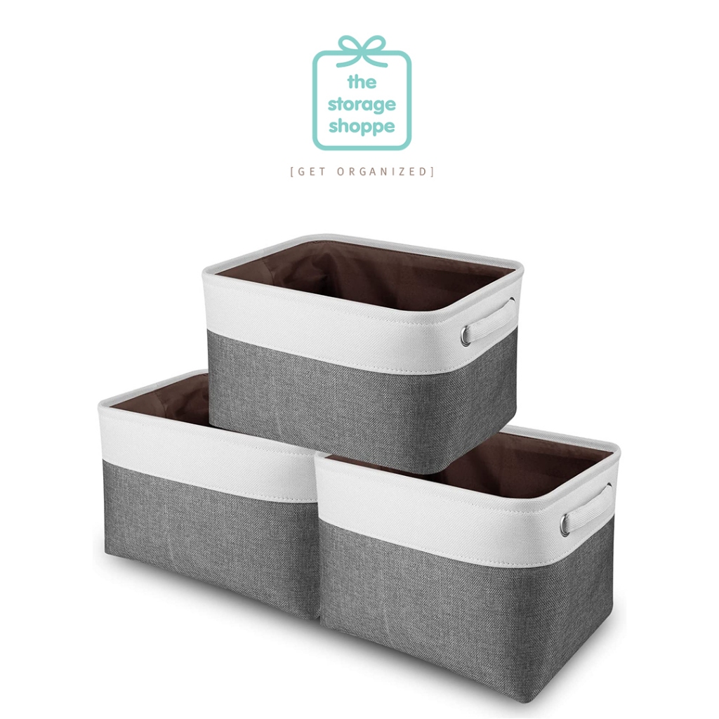 Jual The Storage Shoppe - Canvas Storage Box With Handle Kotak ...