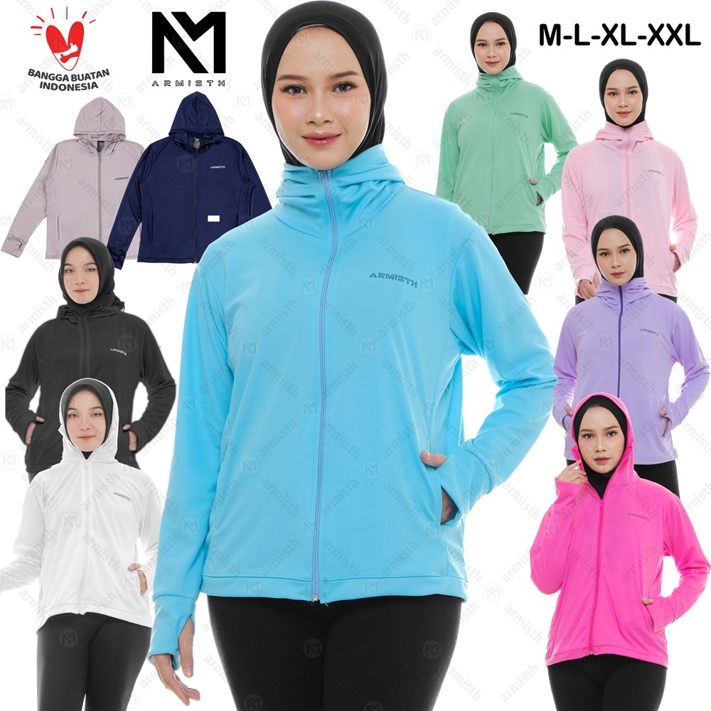 Jual Armisth - Jaket Dry Fit Olahraga Wanita Premium / Jacket Running ...