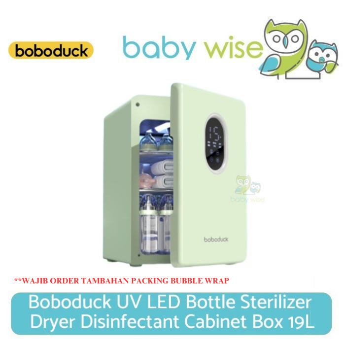Jual Boboduck UV LED Bottle Sterilizer Dryer Disinfectant Cabinet Box 19L | Shopee Indonesia