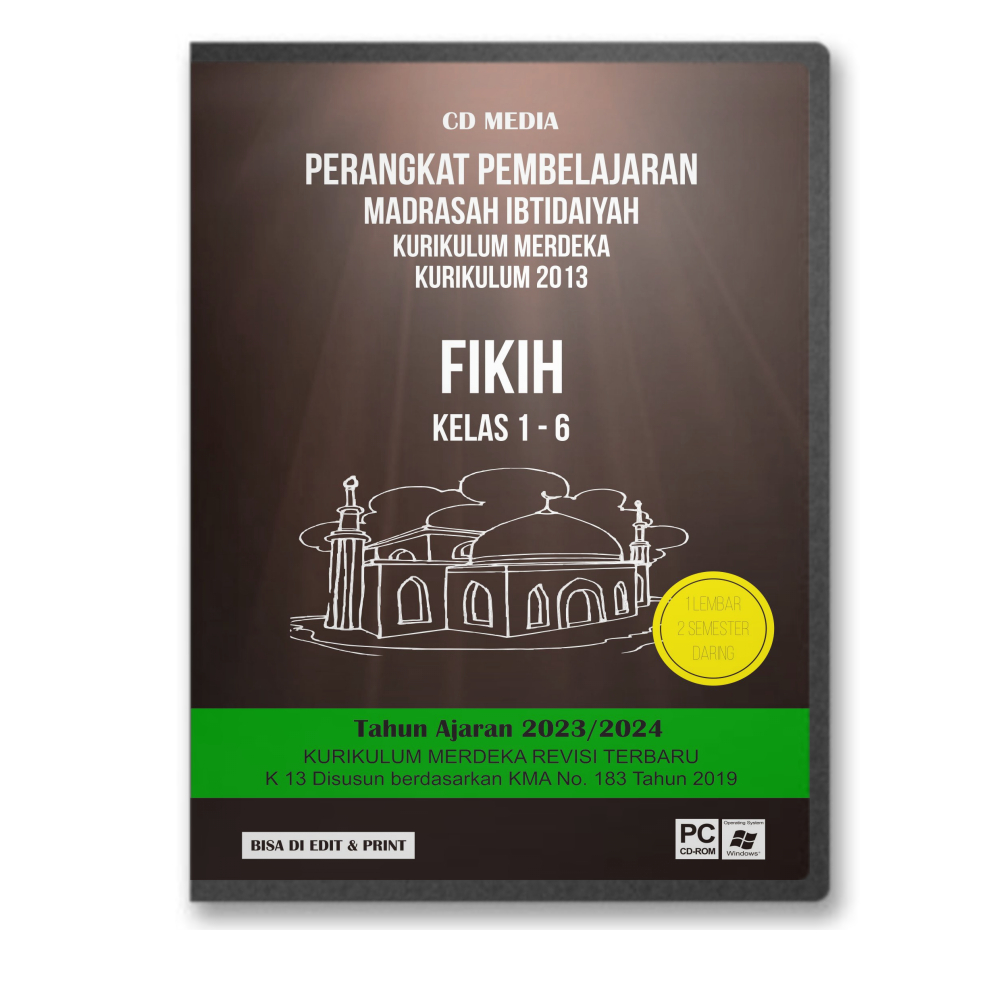 Jual CD PERANGKAT MODUL AJAR / RPP KURIKULUM MERDEKA MI FIQIH KELAS 1, 4 DAN KELAS 2356 K13 23/ ...