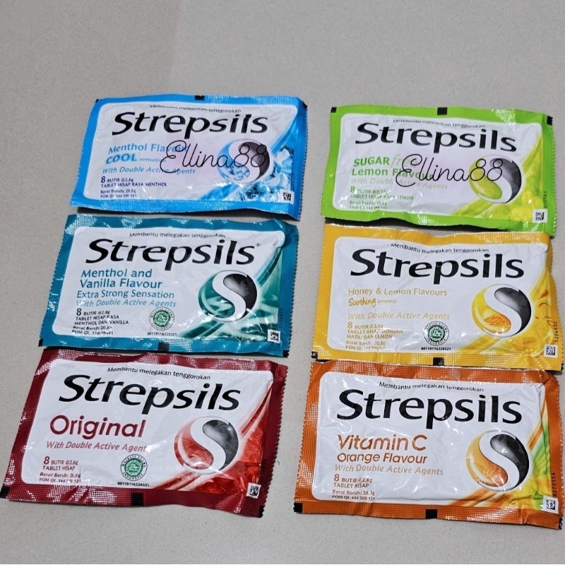 Jual strepsils permen pelega tenggorokan isi 8 butir | Shopee Indonesia