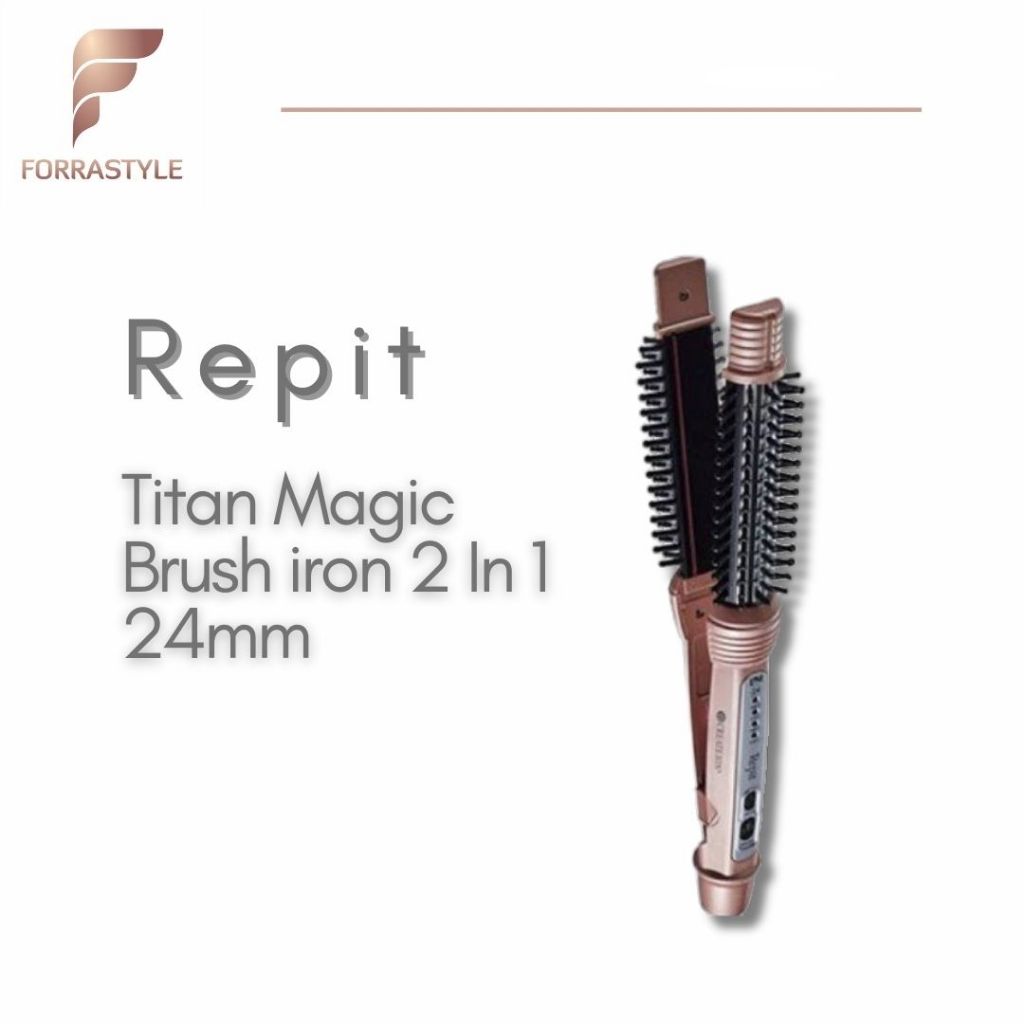 Jual Repit Titan Magic Brush Iron 2In1 24mm | Shopee Indonesia
