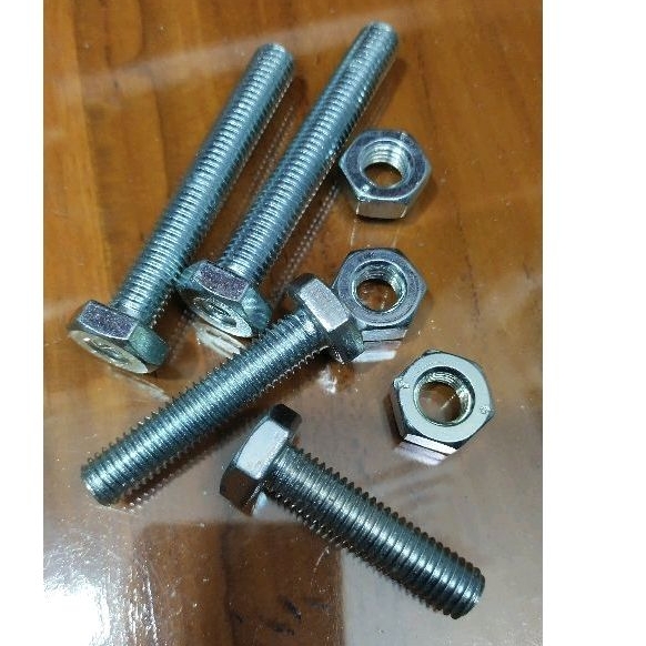 Jual Baut mur putih M16x80 | Shopee Indonesia