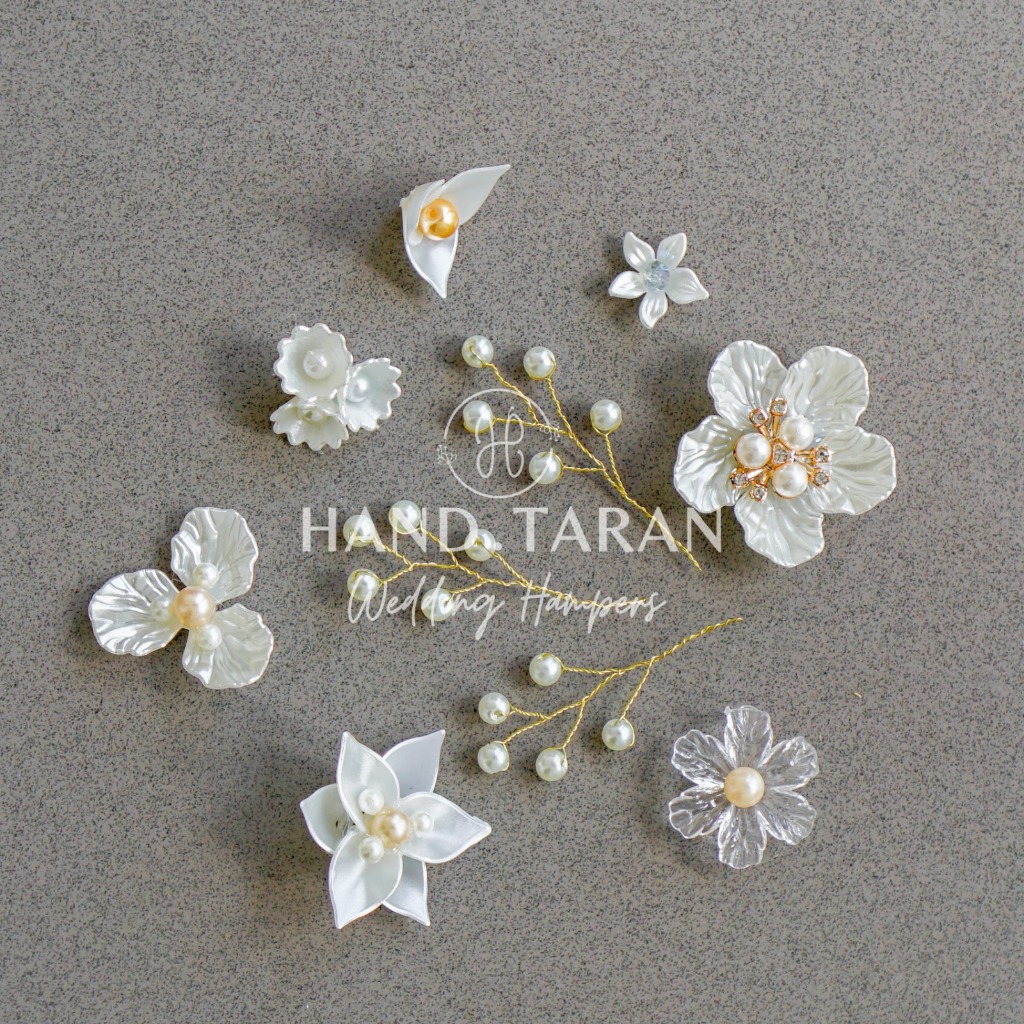 Jual Bunga akrilik mahar/bunga manik manik/ putik bunga mutiara ...