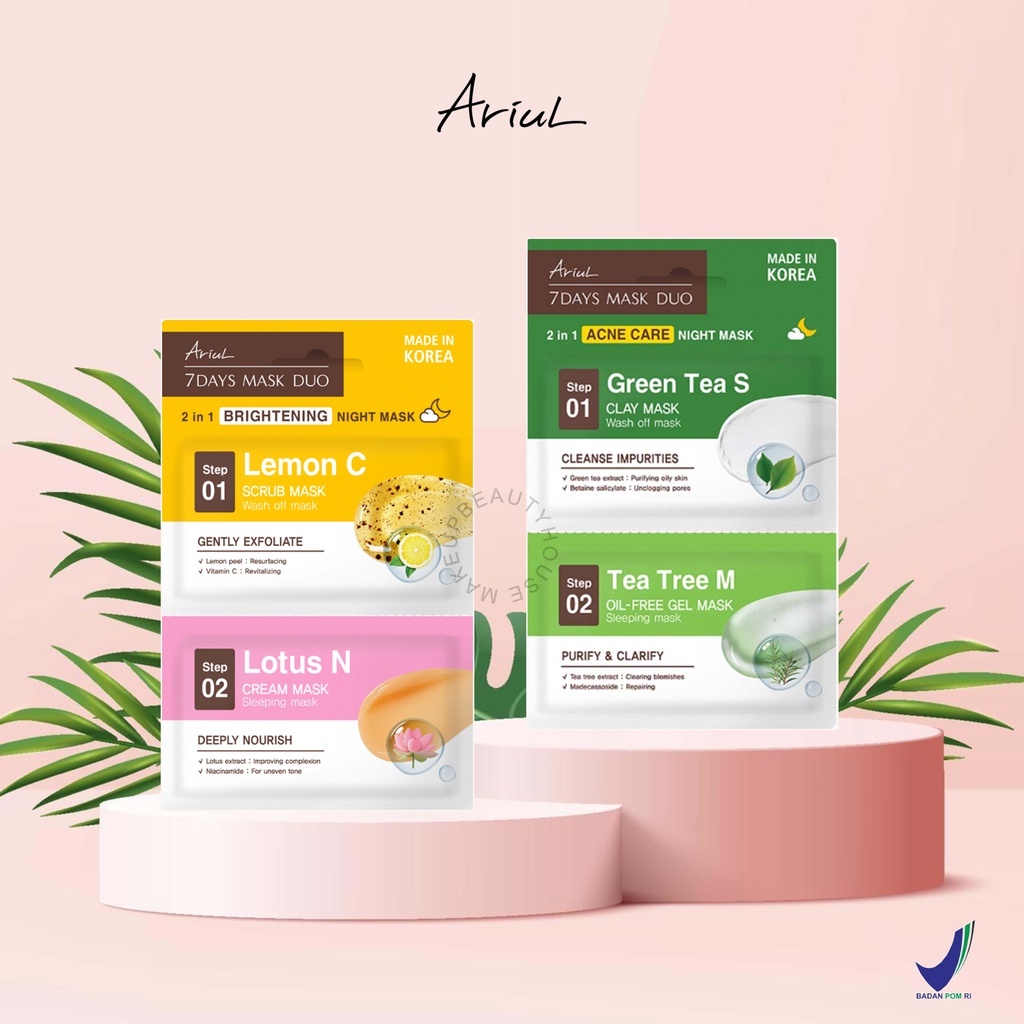 Jual Ariul 7 Days Mask Duo EXP 12/25 | Shopee Indonesia