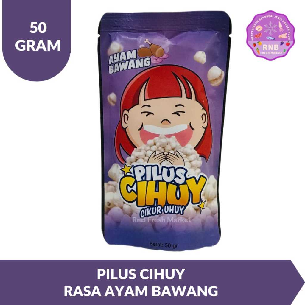 Jual Pilus Cihuy Rasa Ayam Bawang 50 Gram | Shopee Indonesia