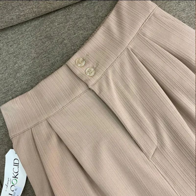 Jual Jennie Knit Pants Celana Kulot Wanita Highwaist Bahan Knit Pant ...