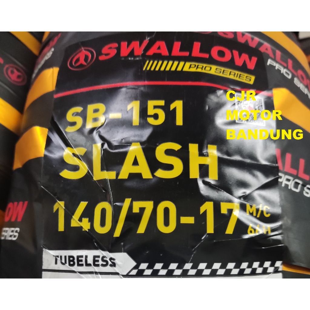 Jual BAN SOFT RACING 140/70 ring 17 SWALLOW SLASH BAN MOTOR R15 VIXION ...
