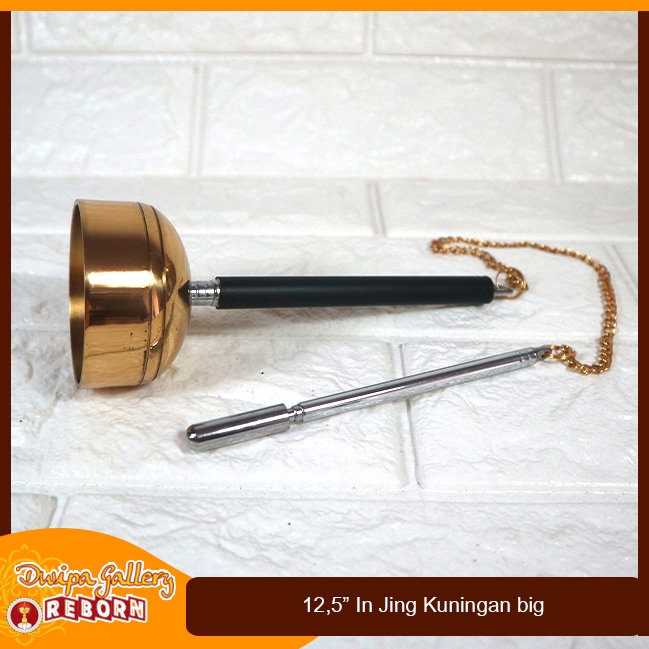 Jual Yin Qing / Yin Ching Alat Puja Ritual Buddhis Meditasi Kuningan 32 ...