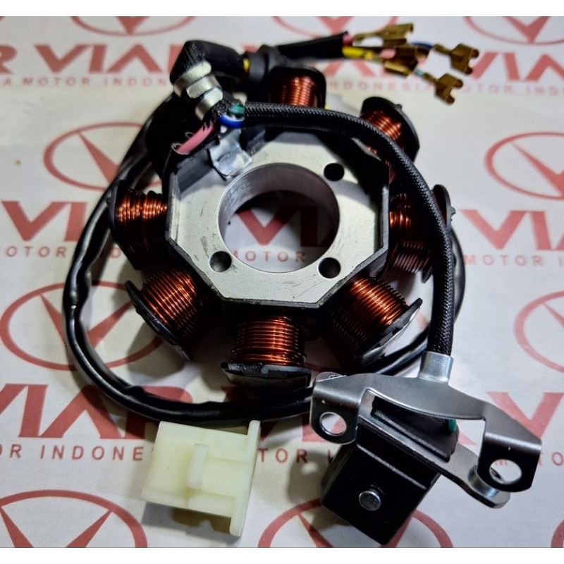 Jual Spull Spool Appktm 150cc 8 pole AC 150cc Baut 3 Viar Kaisar Htm Nozomi Jialing Motor Roda ...