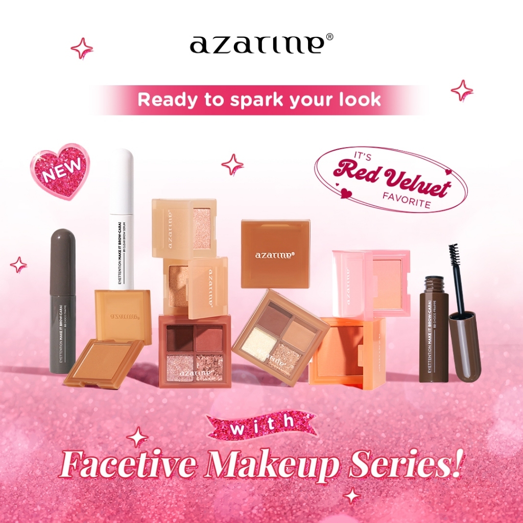 Jual Azarine Sweet Treats Eyeshadow | Chic to Cheek Blush Powder Blush ...