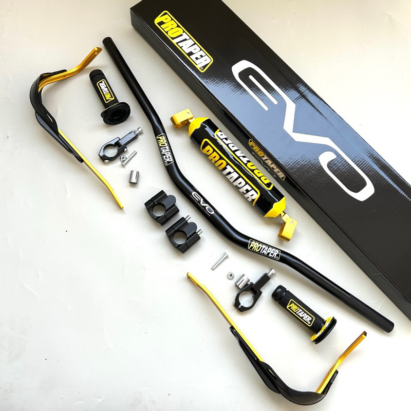 Jual Paket Stang Fatbar Protaper Evo plus busa palang Set Handguard ...