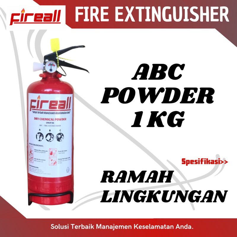 Jual APAR POWDER 1KG (FULLSET+ISI) - FIREALL | Shopee Indonesia
