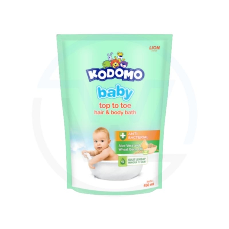 Jual Kodomo Baby Top To Toe Hair & Body Bath 450ml | Shopee Indonesia