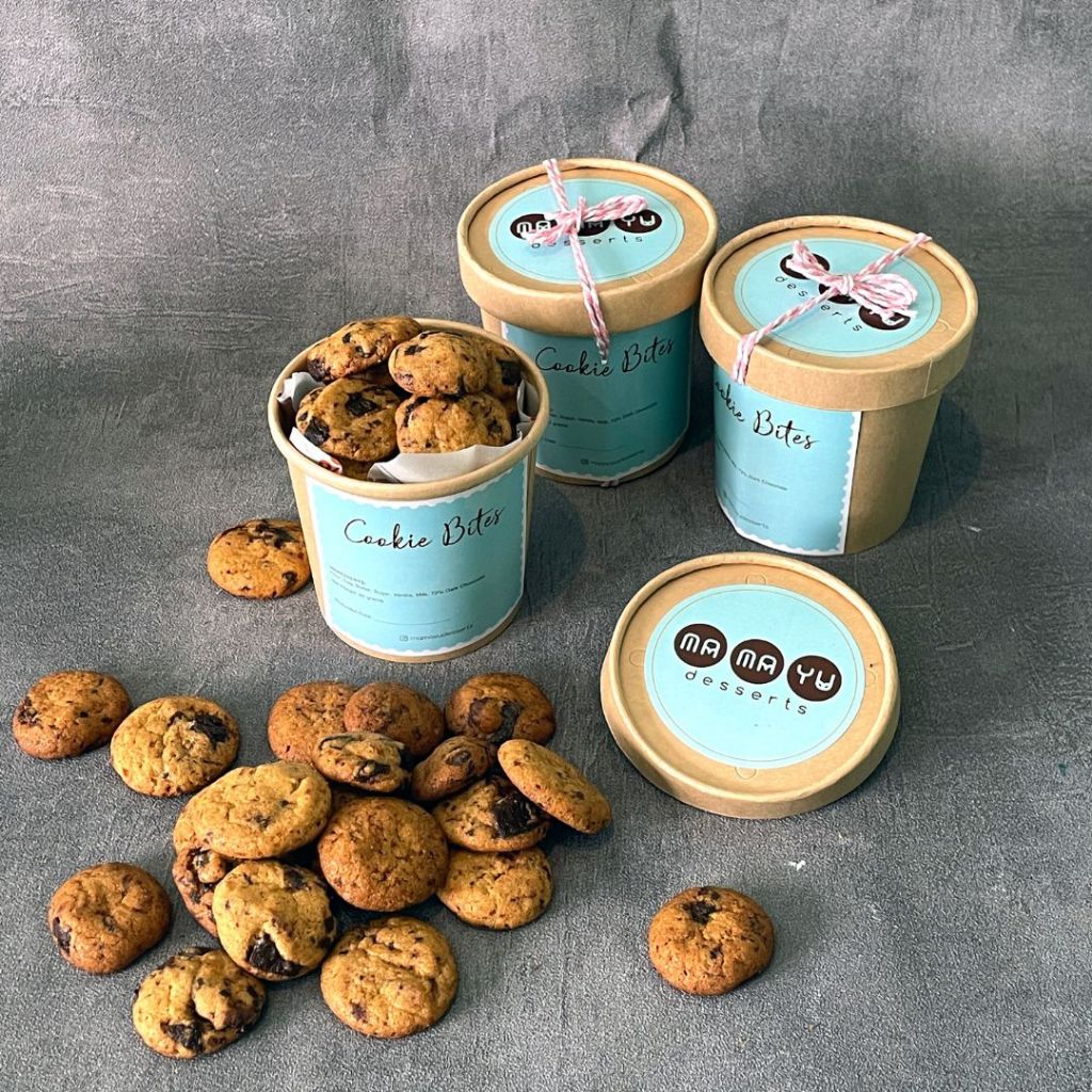 Jual Cookie Bites Jar Mini Cookies Dark Chocolate cocok untuk Eid ...