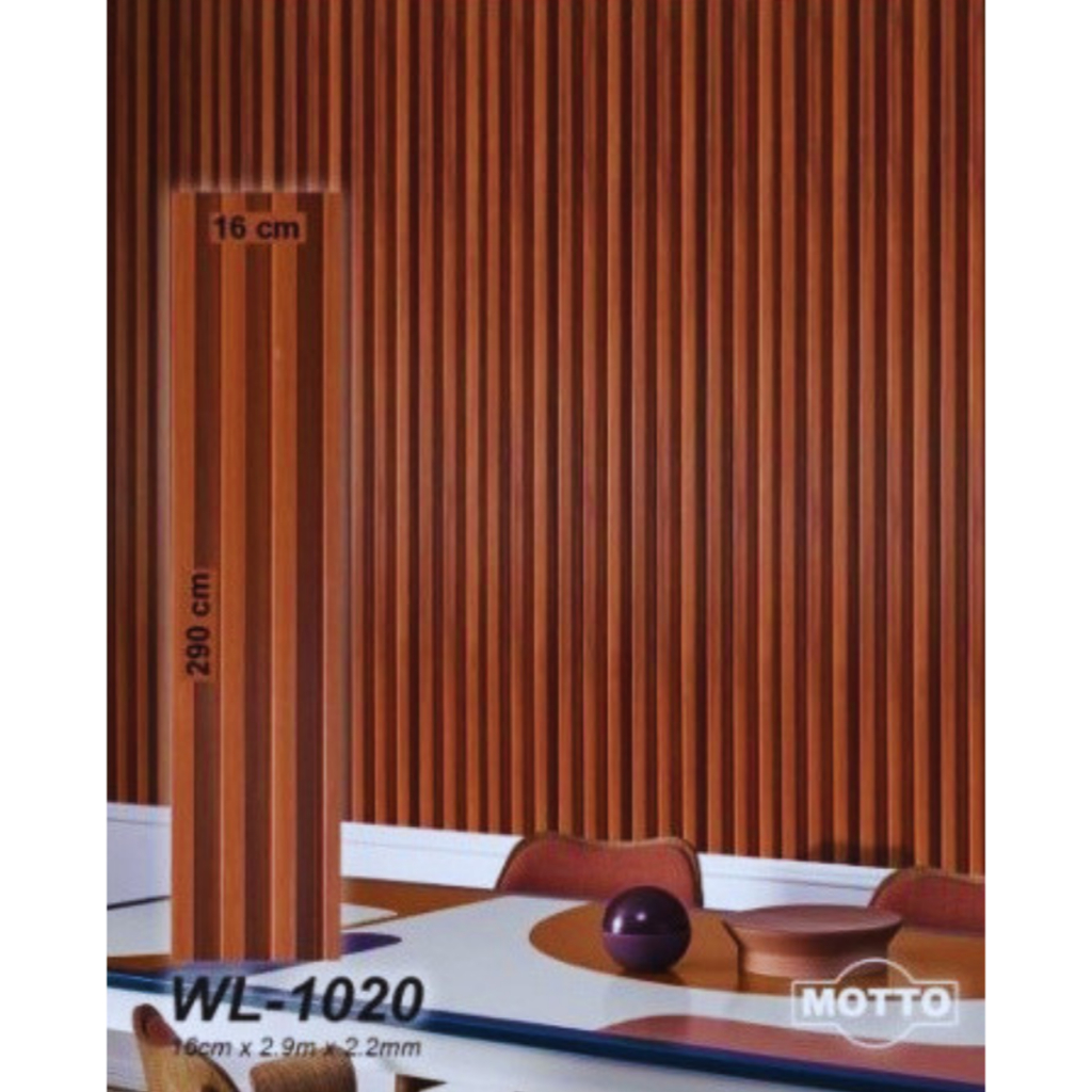 Jual Wood Panel WPC / Wall Panel PVC / Kisi Kisi Tembok / Dinding Motif Kayu 3D WALLPANEL WPC Uk ...