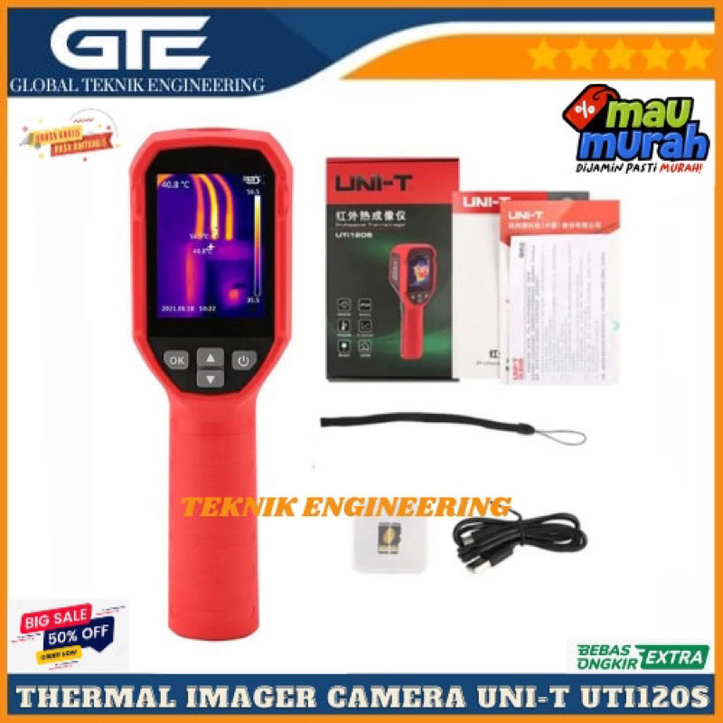 Jual Thermal Imager Camera UNI-T UTi120S Infrared Thermometer UNIT UTi ...