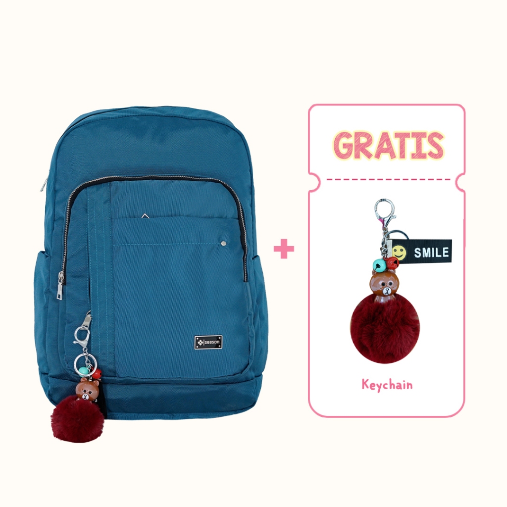 Jual Tas Ransel Sekolah Wanita Season Simple Easy 2 | Shopee Indonesia