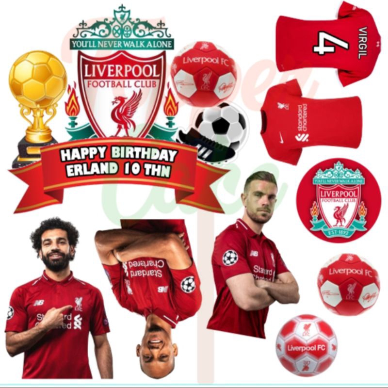 Jual Topper Cake Liverpool, Manchester city, Manchester united, Bayern ...
