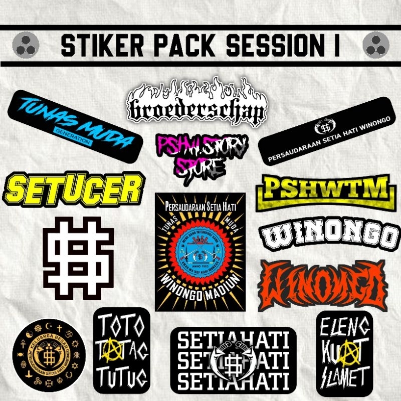 Jual STIKER || PSHW 1 PACK SESSIONS 1 ZIPLOCK ISI 13//UKURAN MINI ...