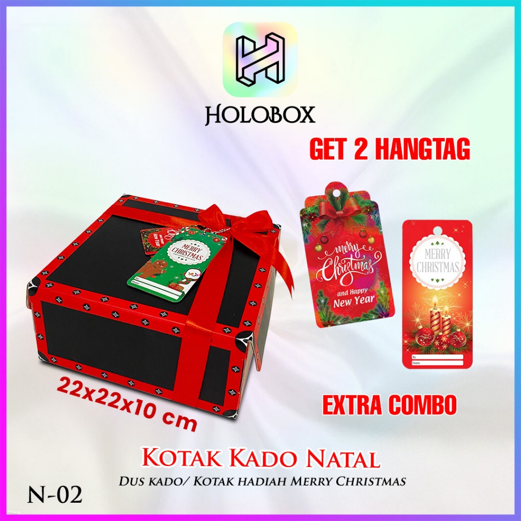 Jual Kotak Hadiah - Dus Kado Natal - Tempat Penyimpanan Hadiah Natal -N ...