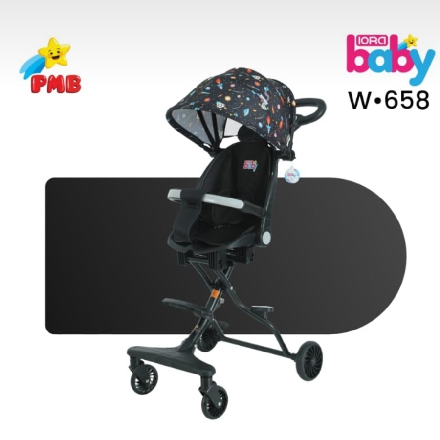 Jual STROLLER / KERETA DORONG ANAK PMB SWIRE W658 | Shopee Indonesia