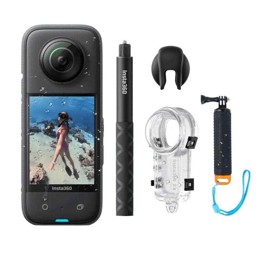 Jual Insta360 X3 Paket Bundling 360 Action Camera + Battery/ Motorcycle ...