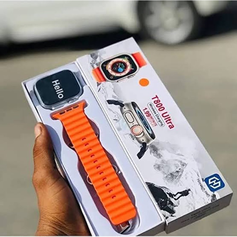 Jual Jam tangan Pintar Smartwatch Series 8 T800 Ultra Bluetooth Full Touch Screen Kalkulator ...