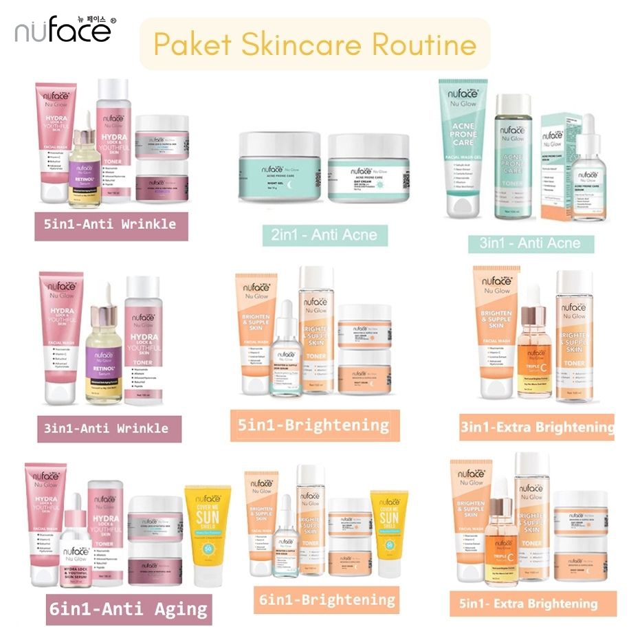 Jual Nuface Paket 5 in 1 Treatment Skincare Fuji | Shopee Indonesia